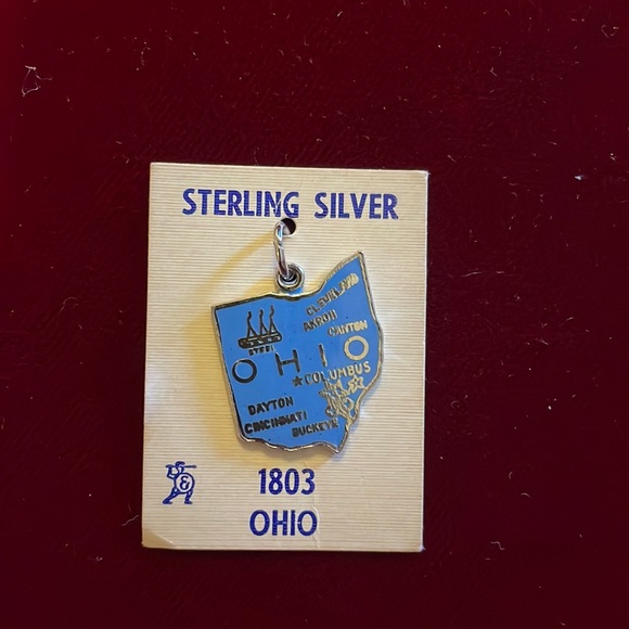 Jewelry | Vintage Sterling Ohio State Charm | Poshmark